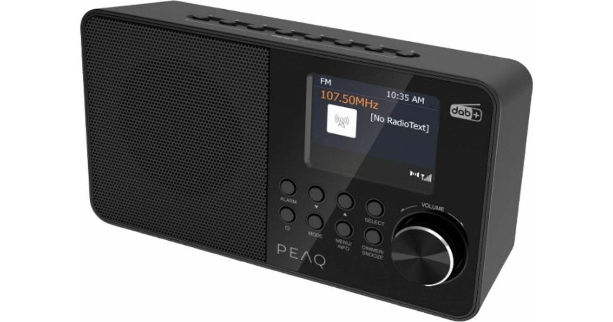 PEAQ PDR 55 | Kompaktes Radio für grundlegenden Empfang ohne moderne ...
