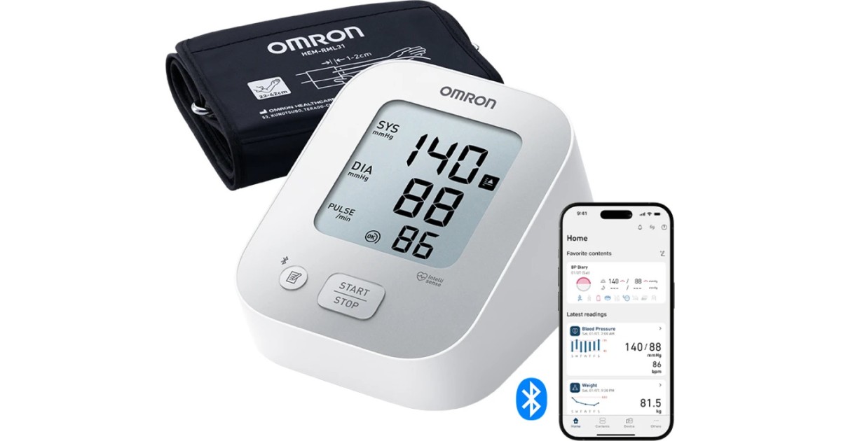 Omron X2+ Connect: 1,6 gut | Präzise Blutdruckmessung mit smarter ...