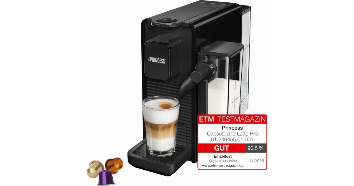 Princess Capsule and Latte Pro im Test: 2,2 gut | Kompakte ...