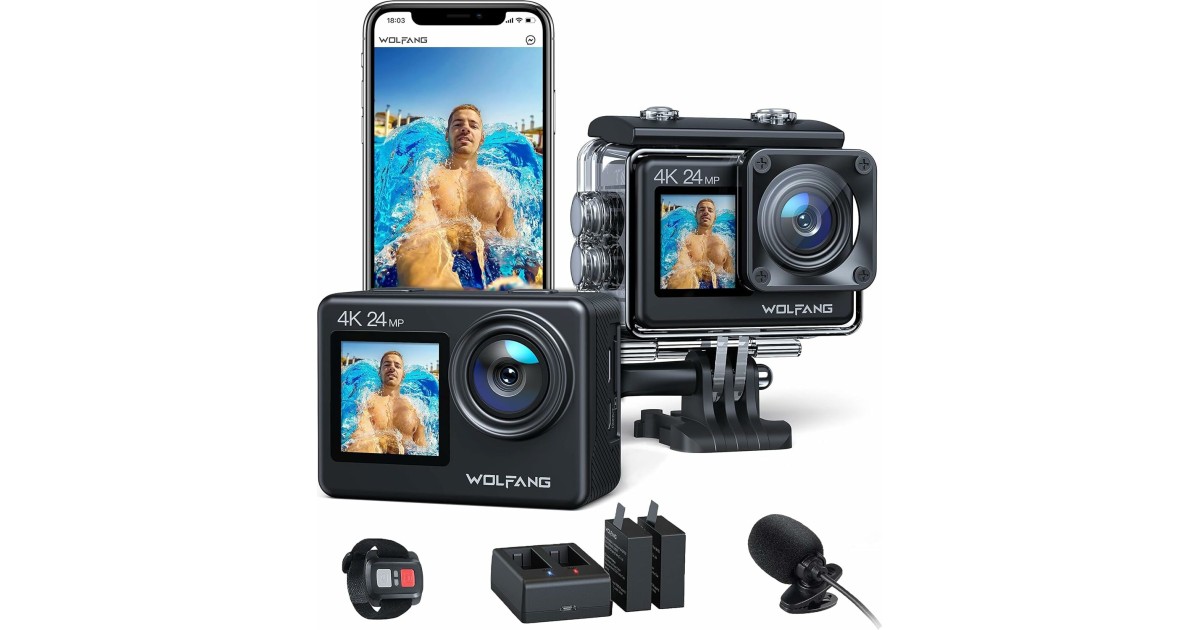 Wolfang GA200: 2,1 gut | Unsere Analyse zur Action-Cam