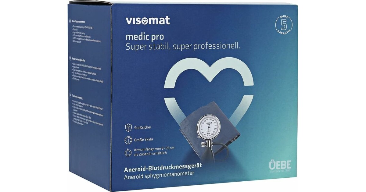 Uebe Visomat medic pro | Traditionelle Blutdruckmessung ohne digitale ...