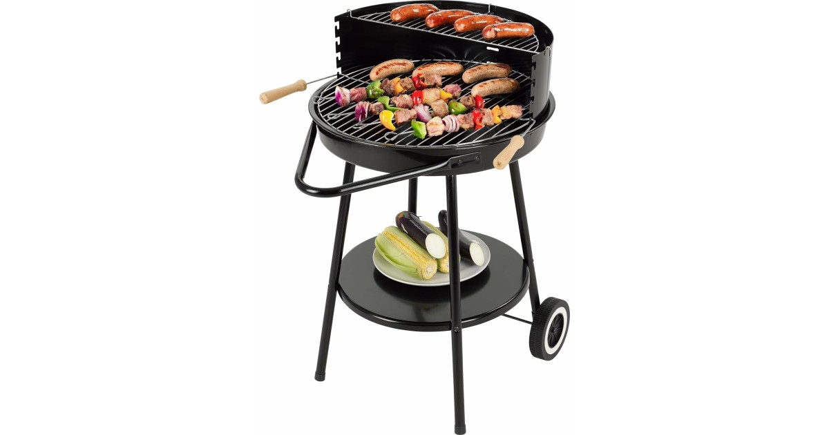 Tepro Rundgrill Highland 1312 | Kompakter Grillspaß für den Garten