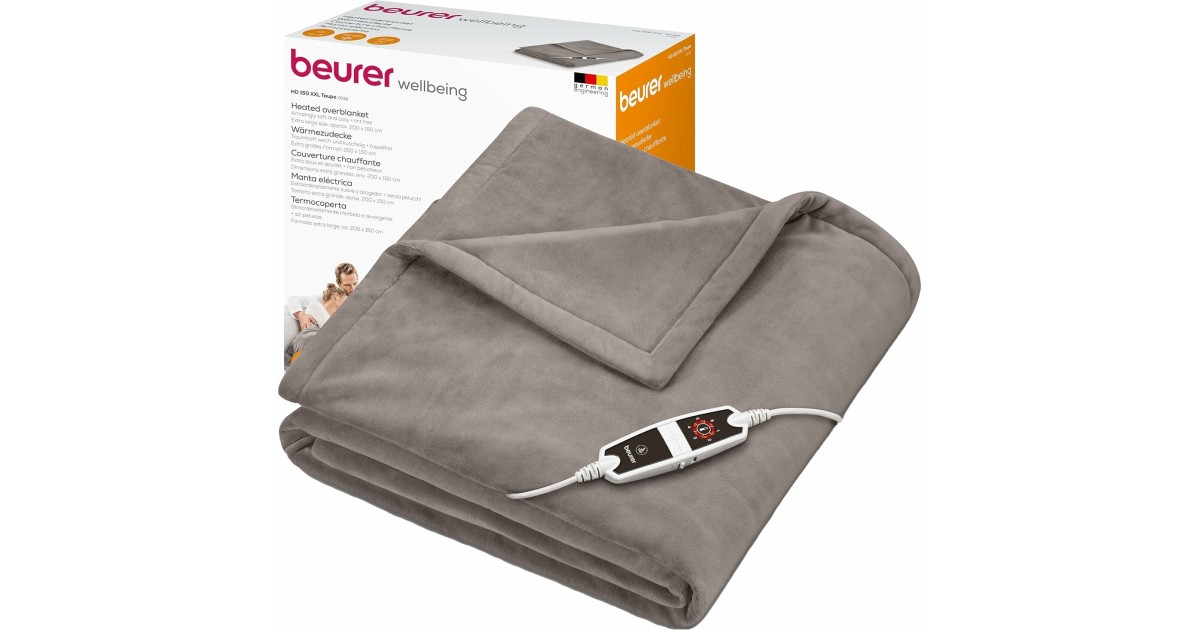 Beurer HD 150 XXL | Kuschelige Wärme für kalte Nächte im XXL-Format