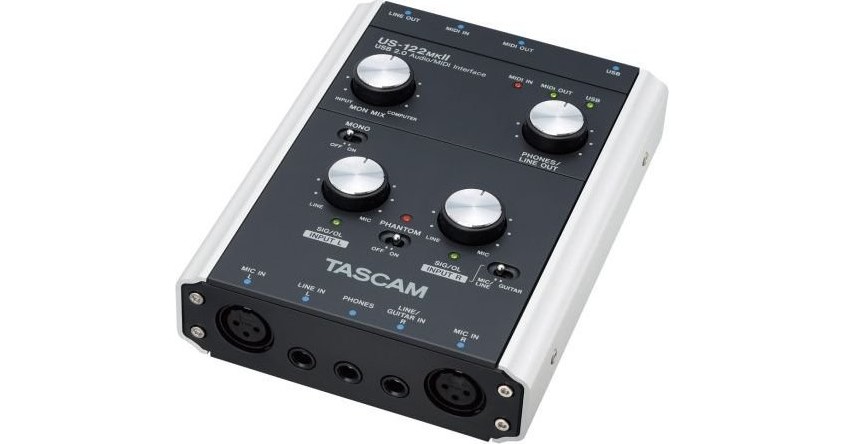 Tascam US-122MKII im Test: 1,9 gut