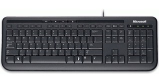Microsoft Wired Keyboard 600 im Test: 2,1 gut