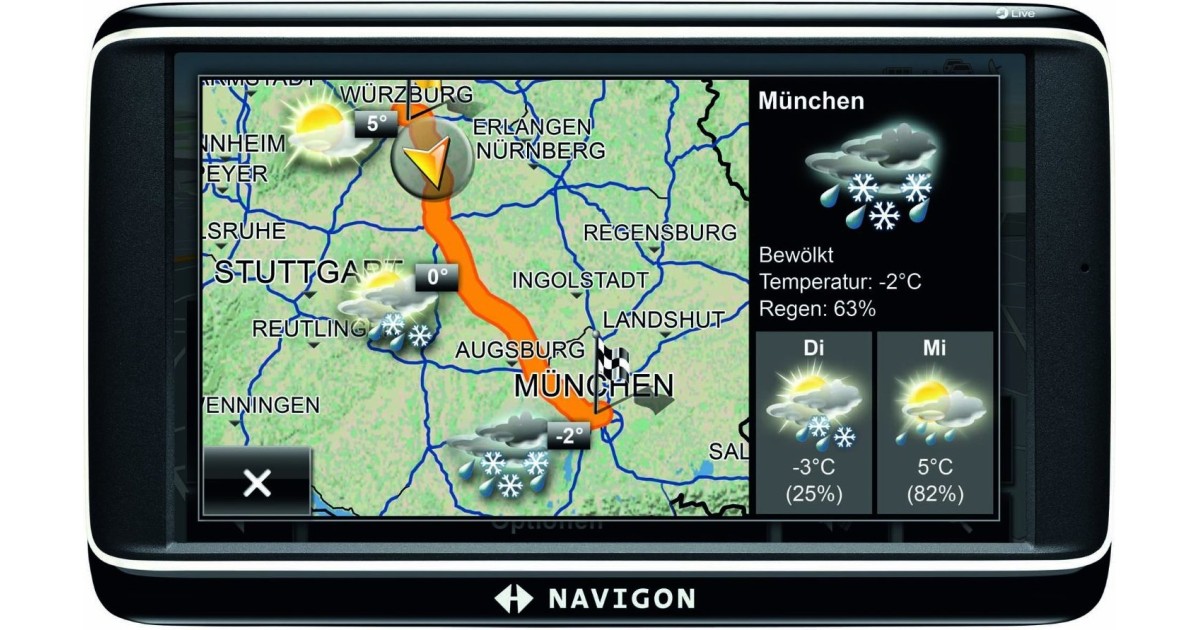 Navigon Auto-Navigationsgeräte Test | Testberichte.de