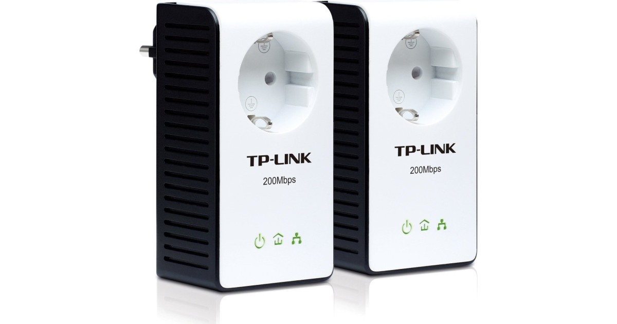 TP-Link AV200+ Powerline Adapter with AC Pass Through (TL-PA251KIT) im ...