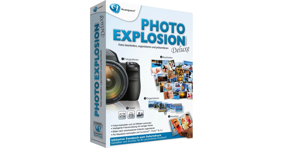 Avanquest Photo Explosion Deluxe 5 im Test: 2,3 gut