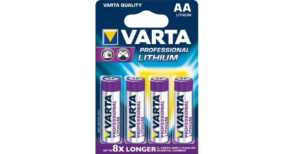 Varta Professional Lithium AA: 1,6 gut