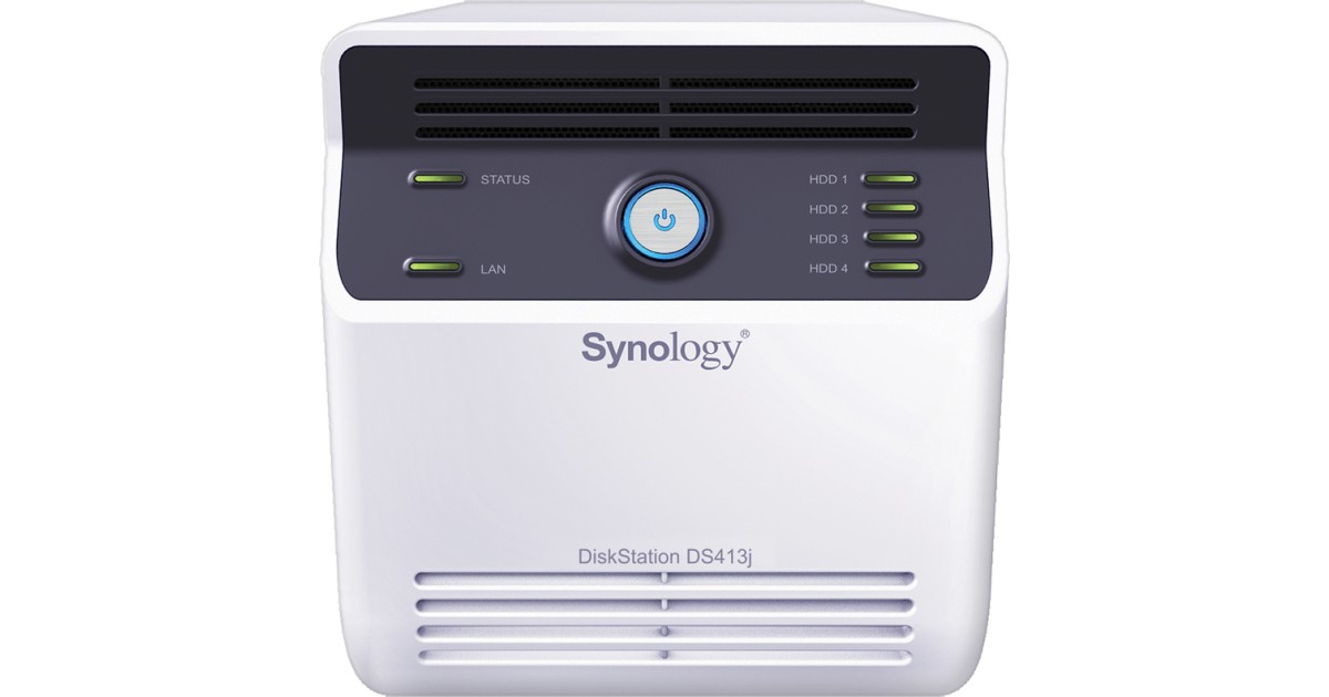 Synology Disk Station DS413j im Test: 1,4 sehr gut | Vier Festplatten ...
