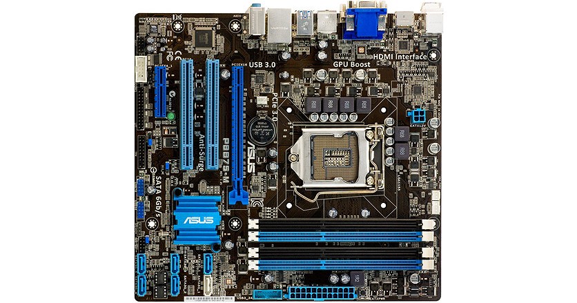Asus P8B75-M | Mainboard in vier Intel B75-Versionen