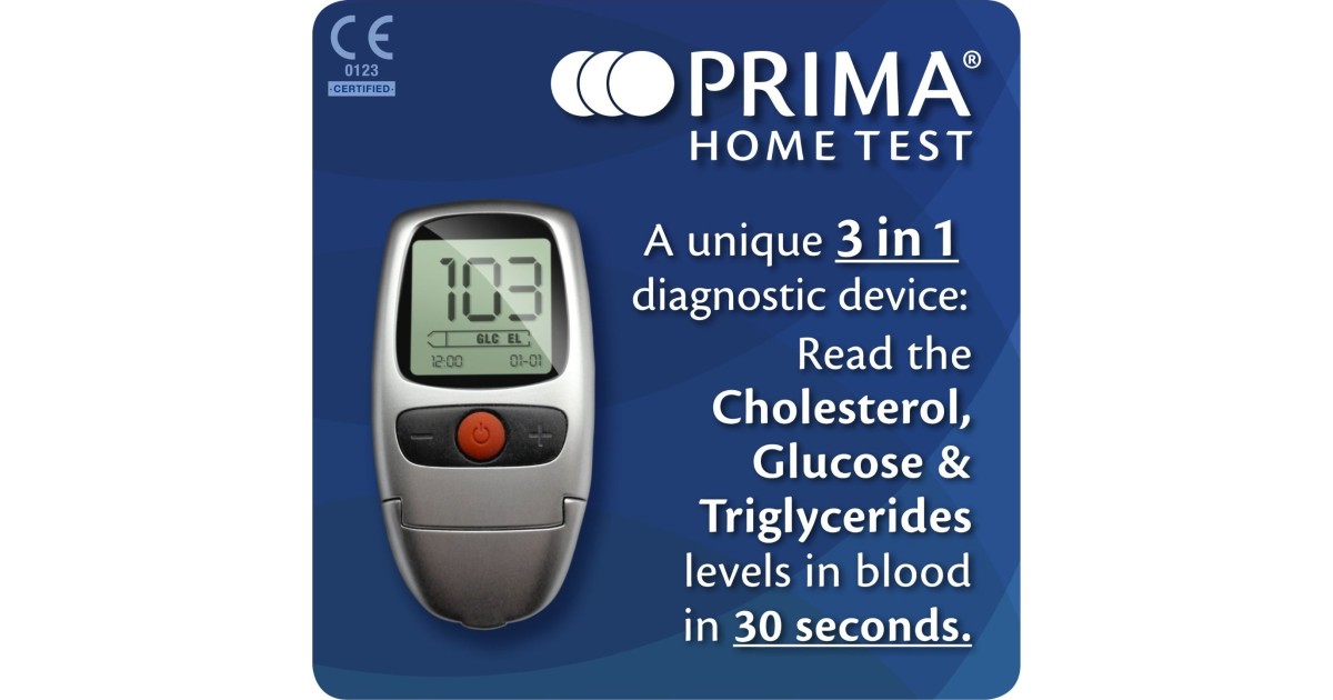 Prima Home Test 3in1 Multicare-In | Blutzucker und Herzinfarktrisiko ...