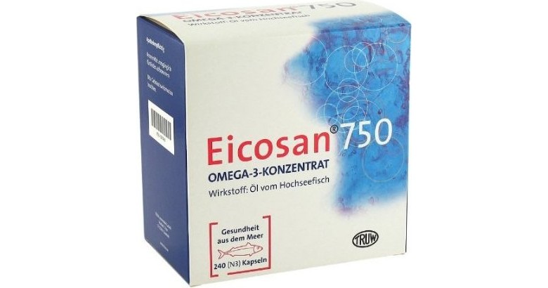 Eicosan 750 Omega-3-Konzentrat, Kapseln im Test: 2,0 gut