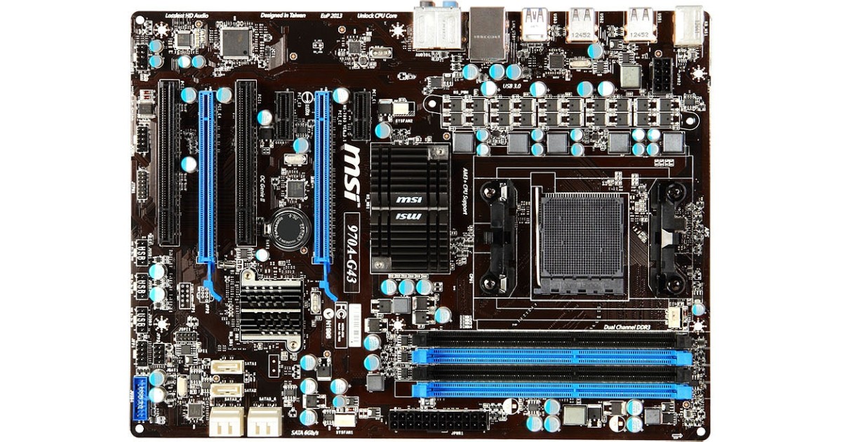 MSI 970A-G43 im Test: 2,1 gut