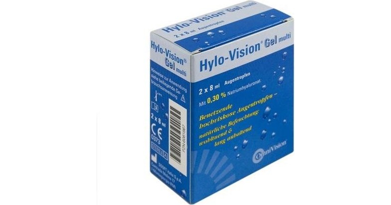 OmniVision Hylo-Vision Gel multi Augentropfen im Test: 1,5 sehr gut