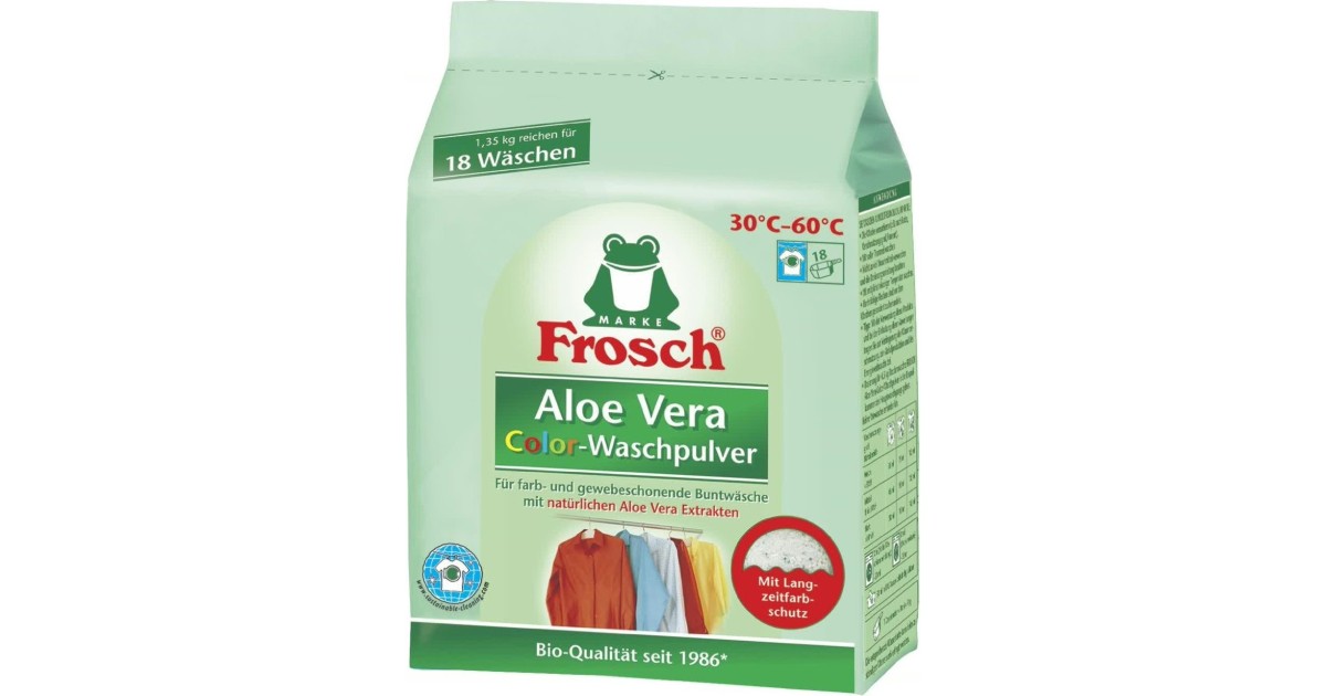 Frosch Aloe Vera Color-Waschpulver im Test: 1,9 gut