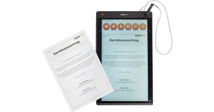 Signotec LCD Signature Pad Alpha im Test | Unsere Analyse zum Grafiktablett