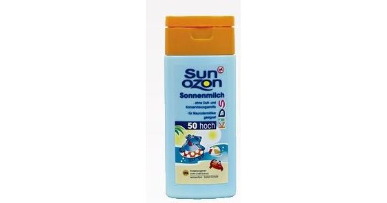 Rossmann / Sun Ozon Sonnenmilch für Kinder 50 im Test: 2,6