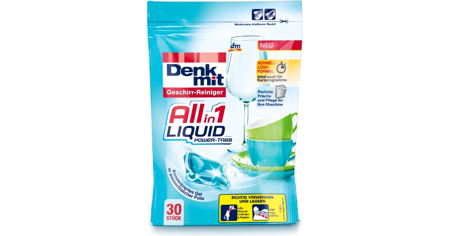 dm / Denk mit All in 1 Liquid Power-Tabs im Test