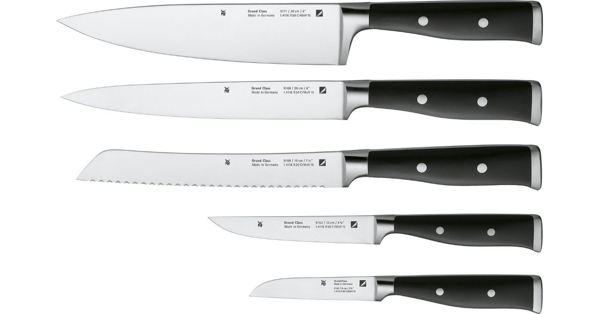 WMF Messerset 5-teilig Grand Class: 1,6 gut | „Performance Cut“ mit ...