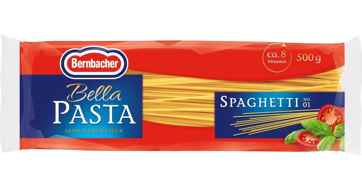 Bernbacher Bella Pasta Spaghetti No. 01 im Test: 2,5 gut