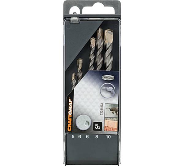 Bauhaus / Craftomat Betonbohrer-Set, 5-tlg. (22381833) im Test: 1,2 ...