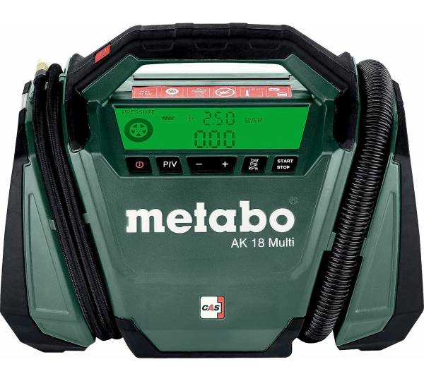 Metabo AK 18 Multi | Mobiler Kompressor mit weitem Einsatzbereich