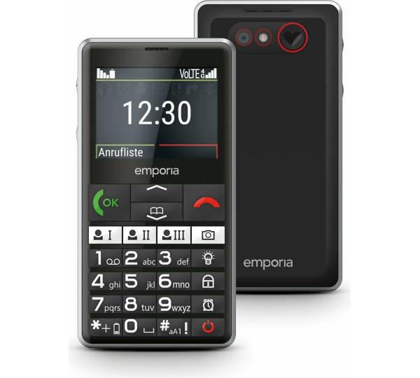 Emporia Pure LTE | Seniorenhandy mit praktischen Direktwahltasten