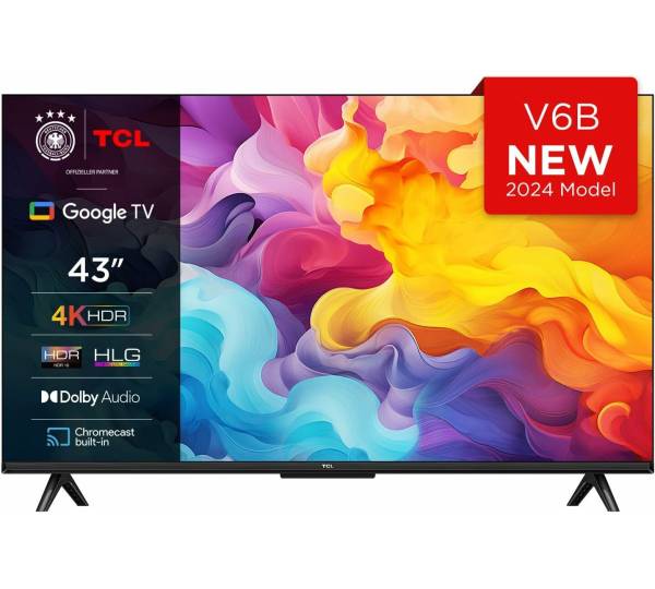 TCL 43V6B | 43-Zoll-Einsteiger mit scharfen Bildern, Ausstattung lückenhaft